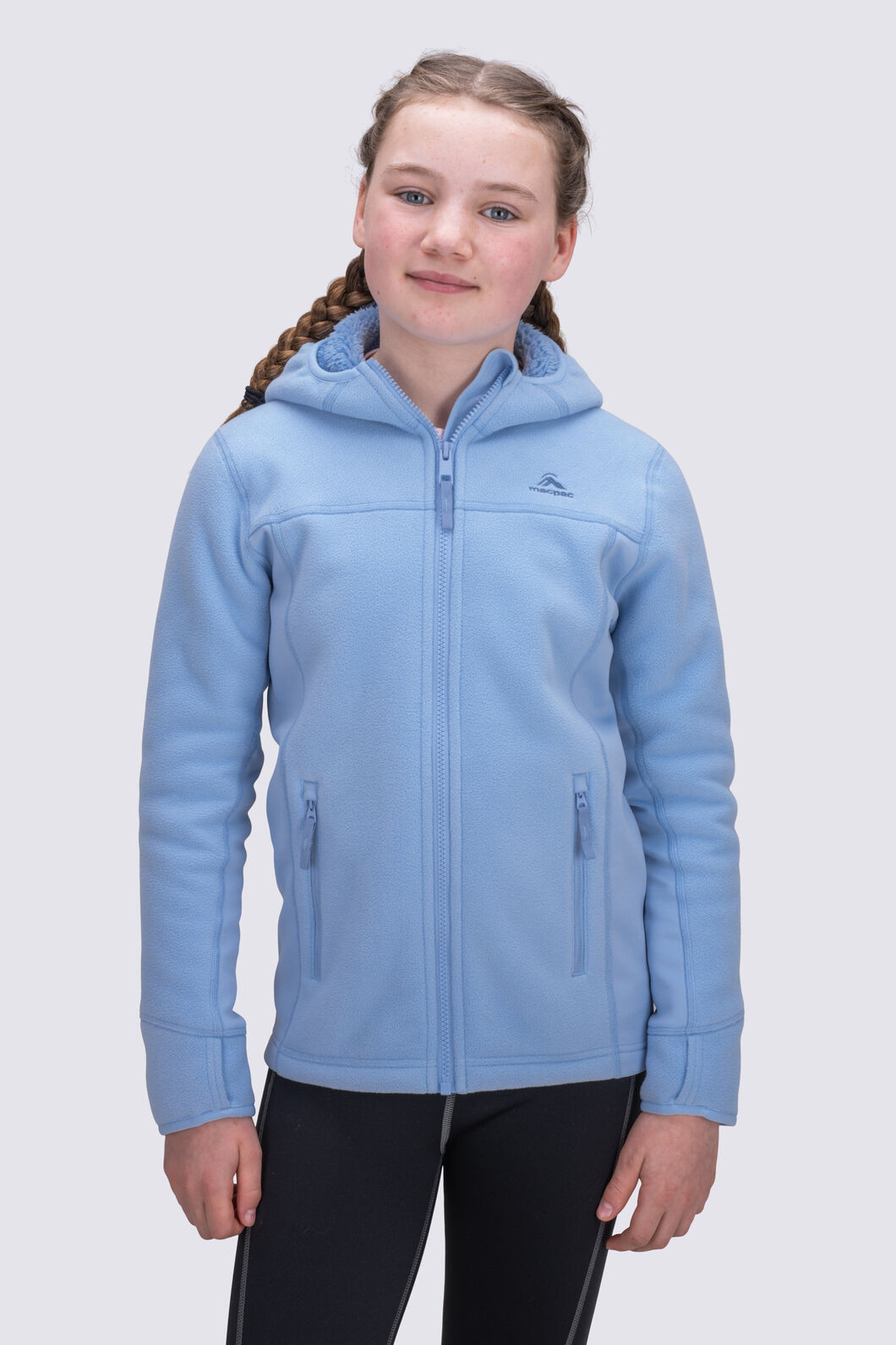 Macpac Kids' Mini Mountain Hooded Fleece Jacket | Macpac