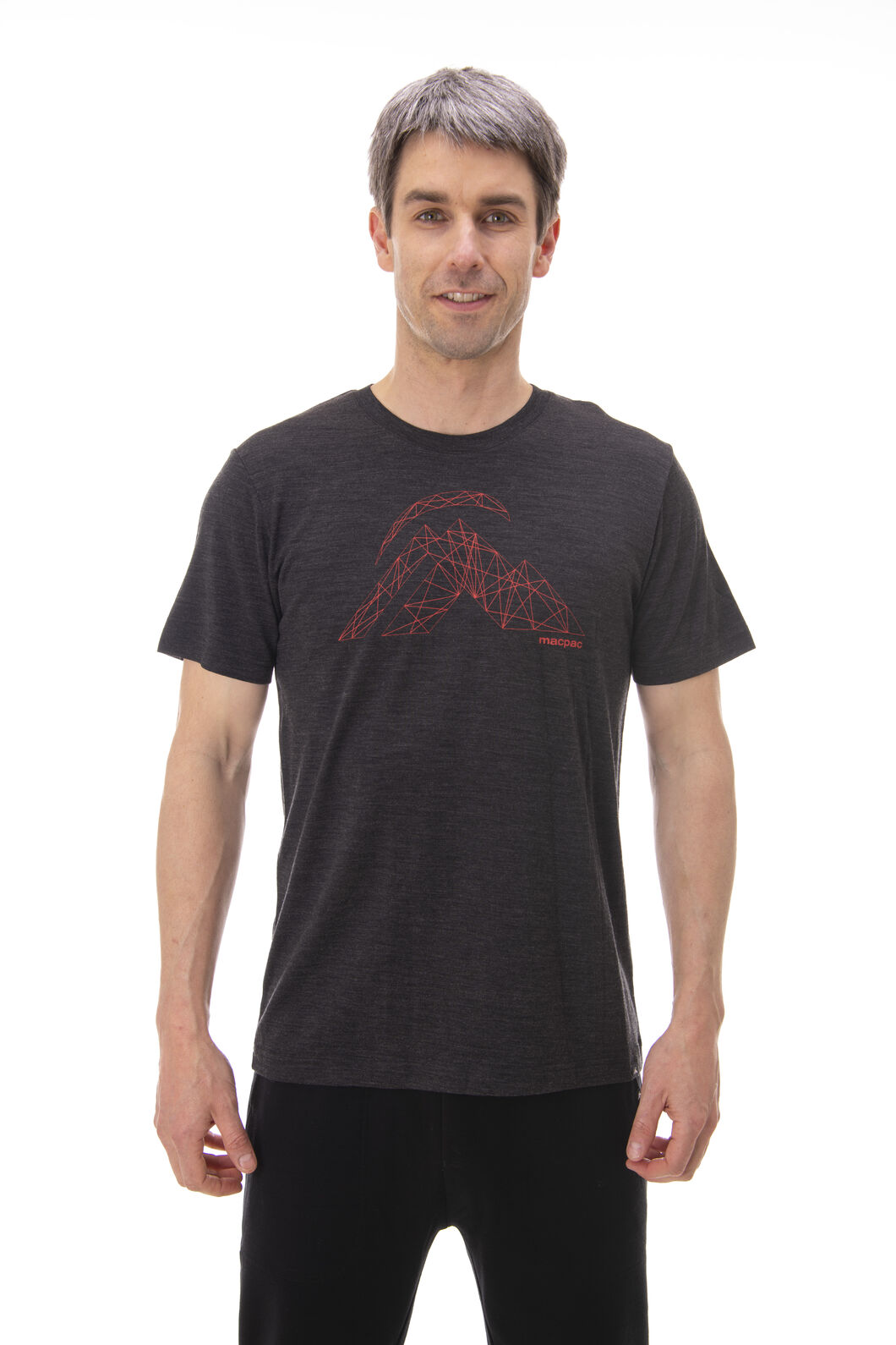 Macpac Men's String Logo Graphic 180 Merino Tee | Macpac