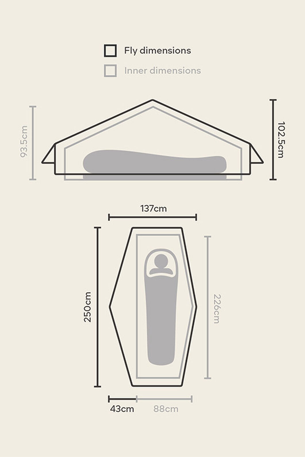 Macpac Sololight 1 Person Tent V4 | Macpac