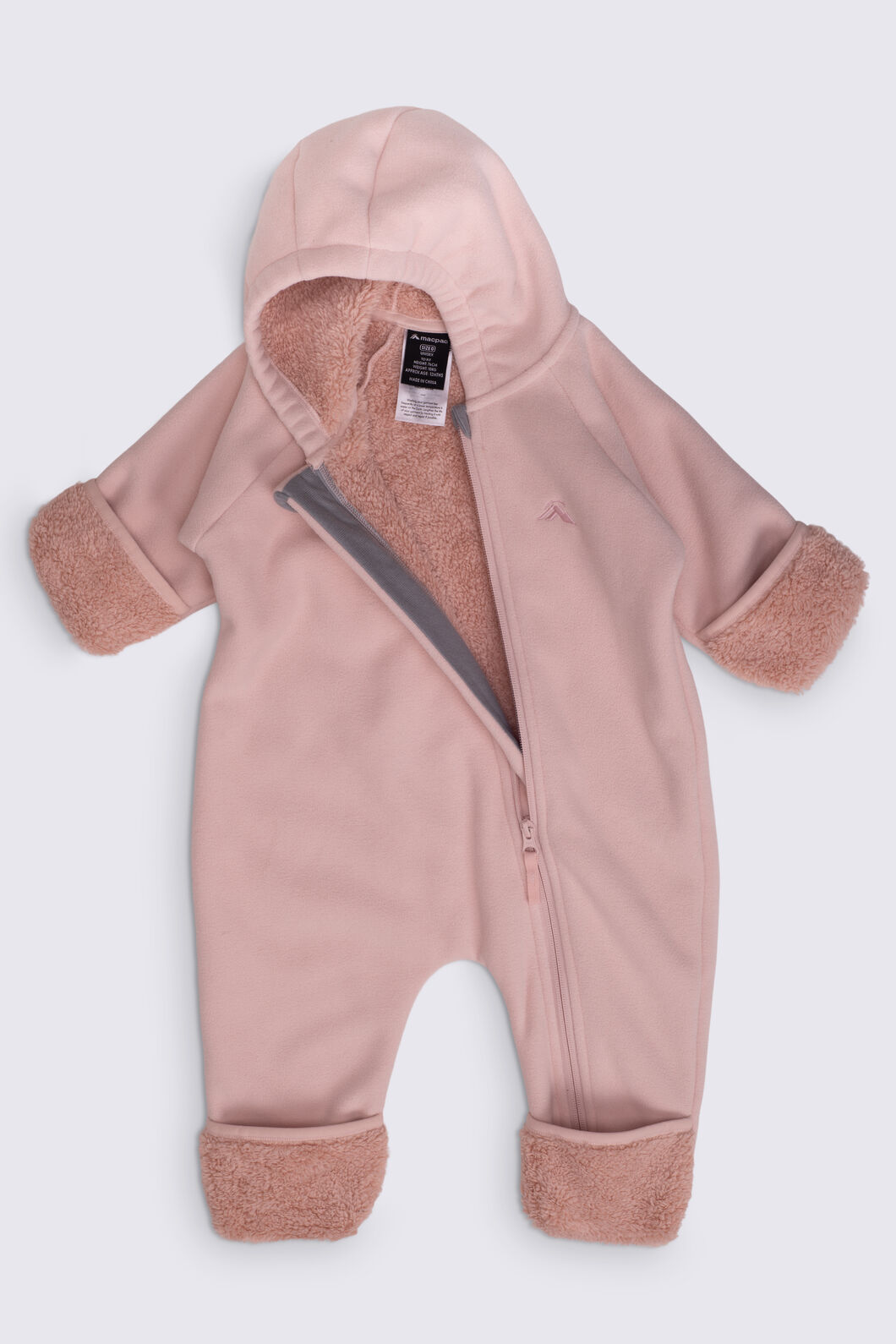 Macpac Baby Acorn Fleece Onesie | Macpac