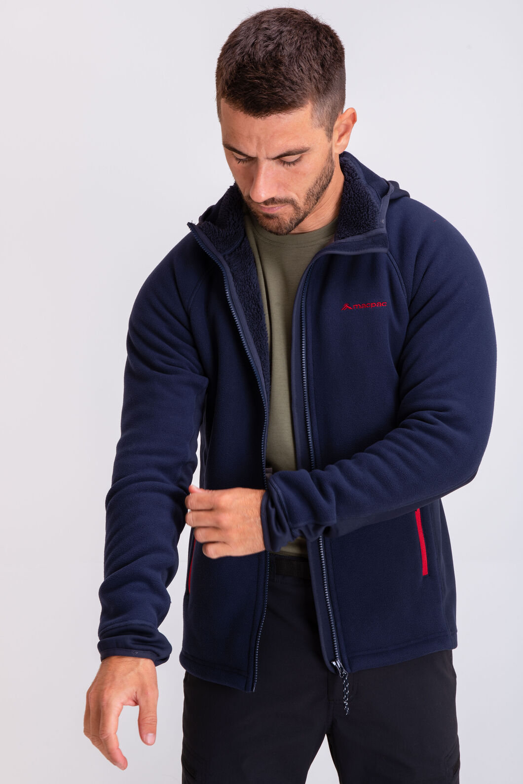 Macpac Men's Mountain Hooded Fleece Jacket | Macpac